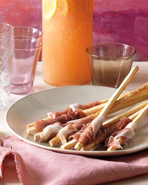 Prosciutto Wrapped Breadsticks Bottomless Bites